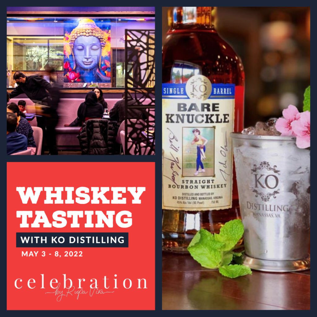 Whiskey Tasting with KO Distilling at Celebration by Rupa Vira